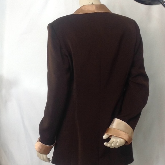 Midnight Velvet | Jackets & Coats | Midnight Velvet Brown Blazer Jacket ...